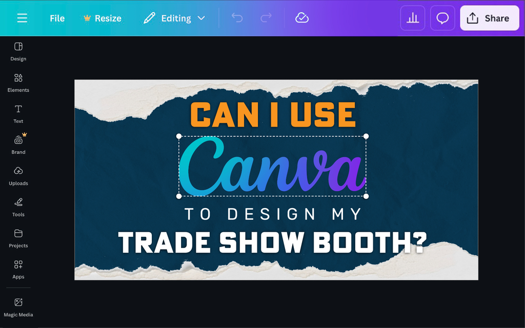 Can I Use Canva to Design My Trade Show Booth? - TradeShowBooth.com