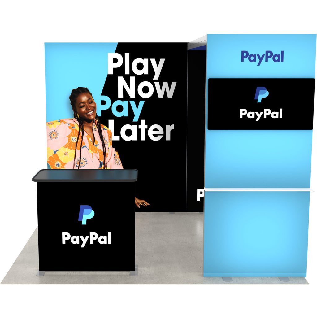 10ft FireFly Bridge Lightbox - TradeShowBooth.com