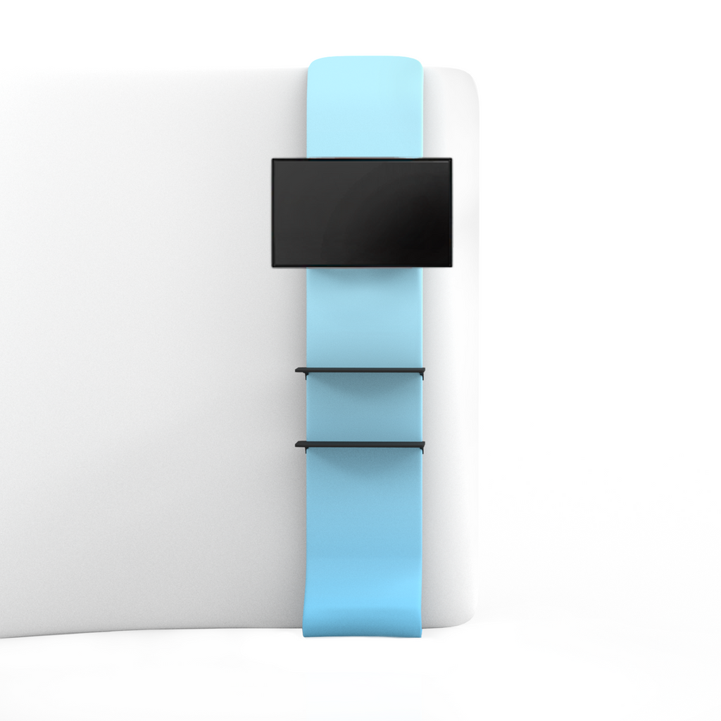 Waterfall TV Stand - TradeShowBooth.com