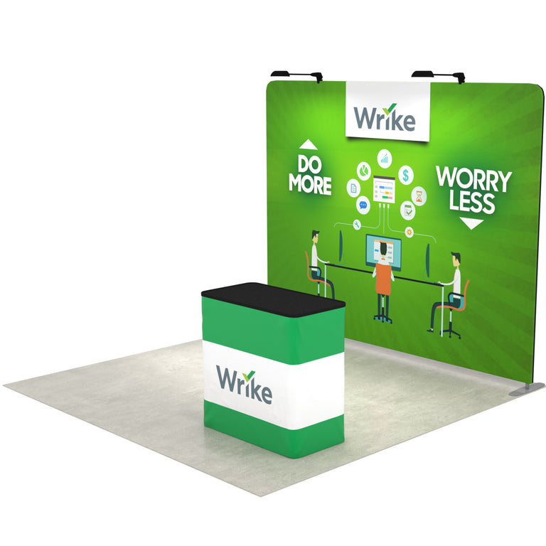 10ft QuickZip™ - Straight - TradeShowBooth.com