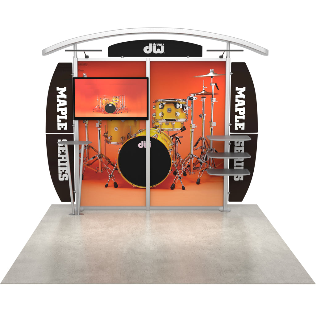 10ft Heavy Duty Timberline PRO Trade Show Booth - TradeShowBooth.com