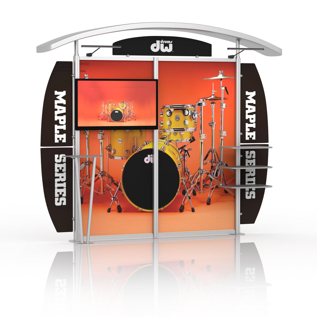 10ft Heavy Duty Timberline PRO Trade Show Booth - TradeShowBooth.com