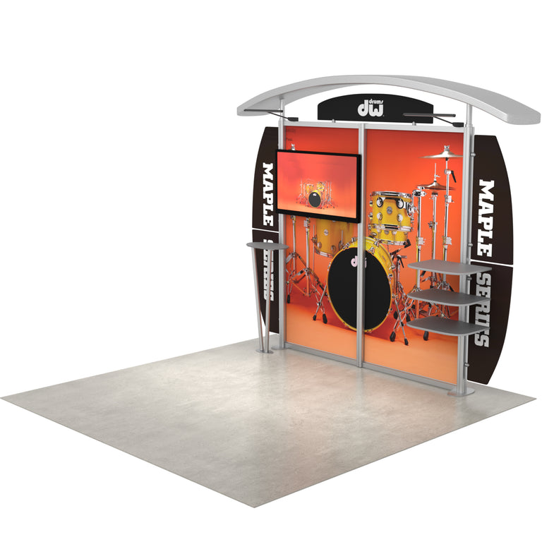 10ft Heavy Duty Timberline PRO Trade Show Booth - TradeShowBooth.com