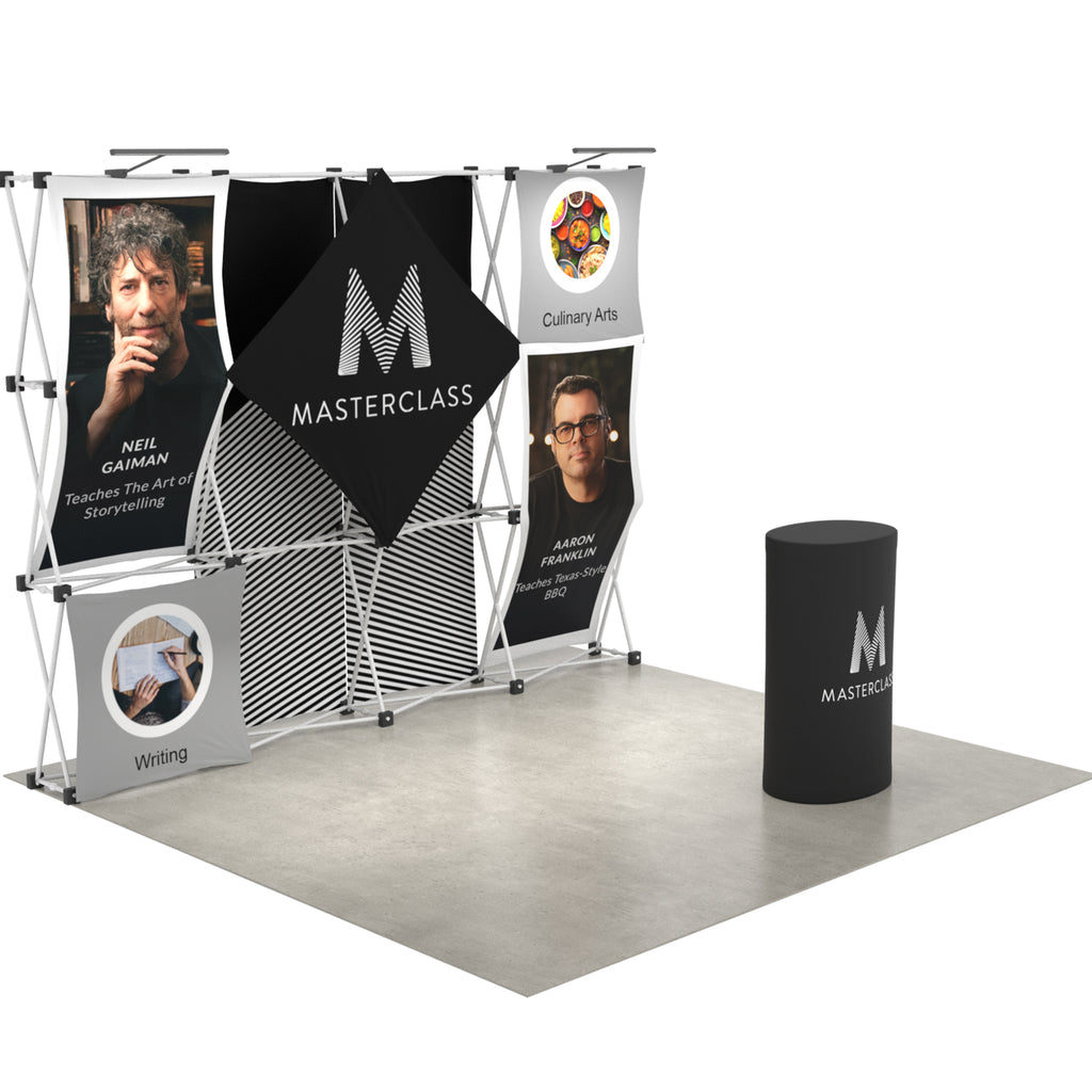 10ft 3D Snap-Up - Kit B - TradeShowBooth.com