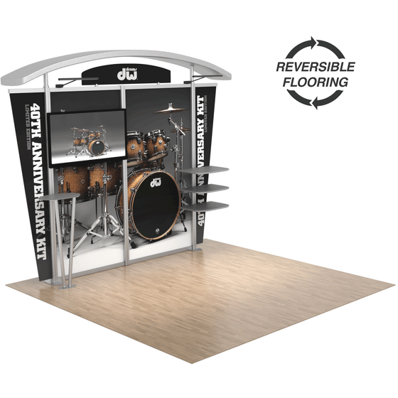 10ft Heavy Duty Timberline PRO Trade Show Booth - TradeShowBooth.com