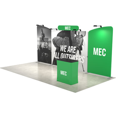 QuickZip™ - Executive 20ft Portable Display Kit - TradeShowBooth.com