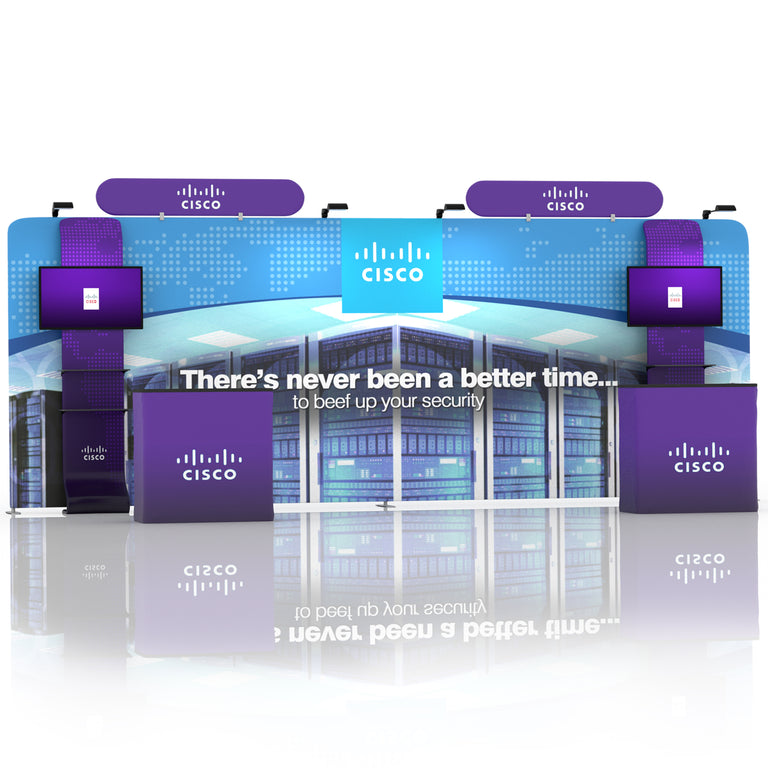 20ft QuickZip™ - MEGA MAX - TradeShowBooth.com