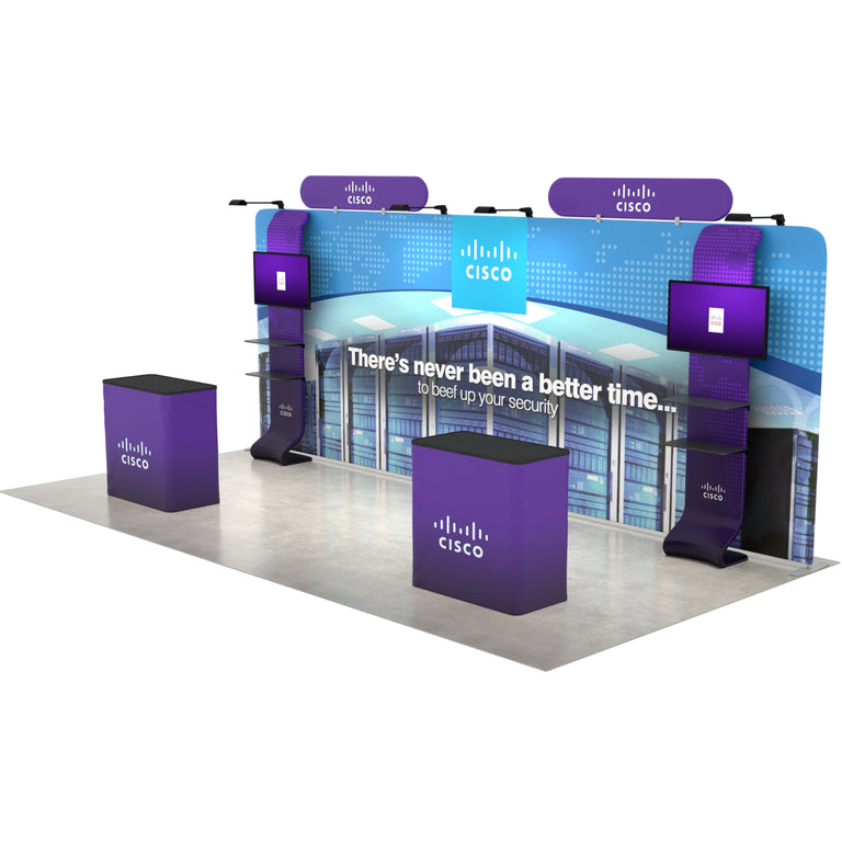 20ft QuickZip™ - MEGA MAX - TradeShowBooth.com