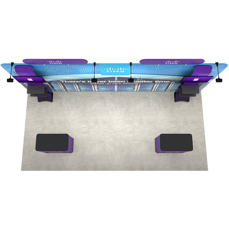 20ft QuickZip™ - MEGA MAX - TradeShowBooth.com