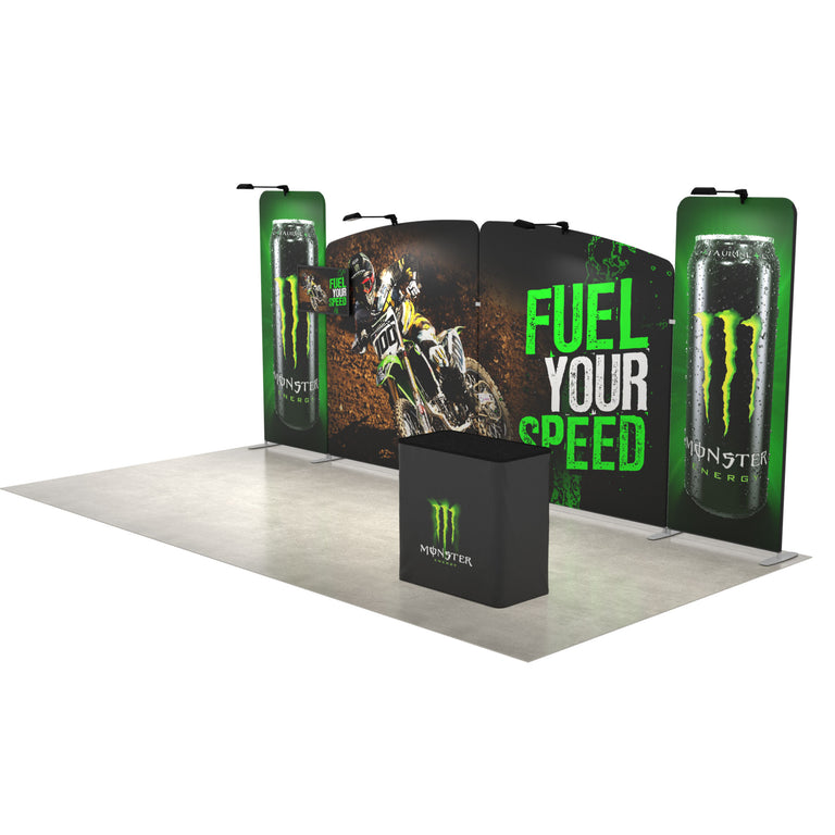 20ft QuickZip™ - Monument Modular Trade Show Booth - TradeShowBooth.com