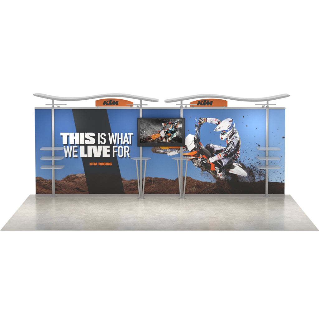 20ft Timberline Heavy Duty Modular Trade Show Display - TradeShowBooth.com