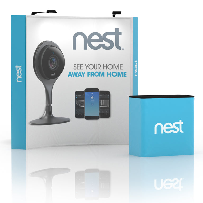 8ft Perfect-Pop™ - Curved - TradeShowBooth.com