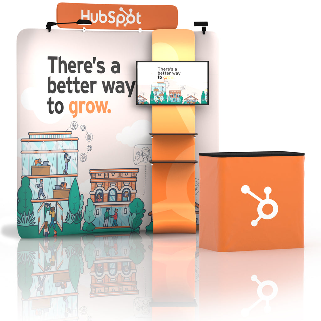 8ft QuickZip™ MAX - Curved - TradeShowBooth.com