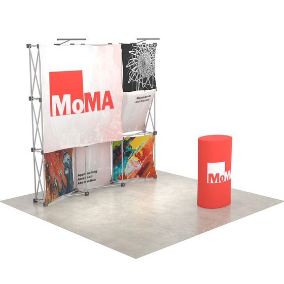 8ft 3D Snap-Up - Kit A - TradeShowBooth.com