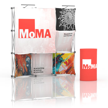 8ft 3D Snap-Up - Kit A - TradeShowBooth.com