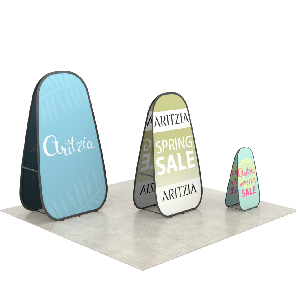 Twist Up Vertical A-Frame - Collapsible Outdoor Sandwich Boards ...