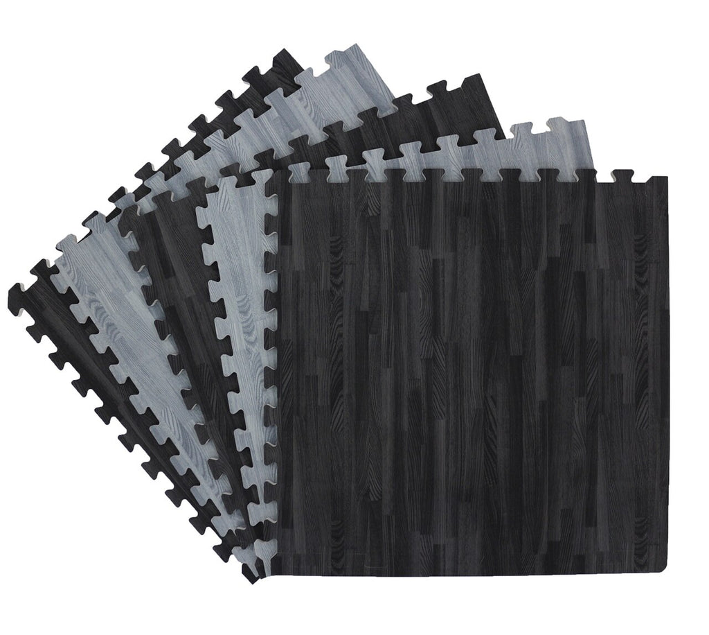 10x10 Reversible Woodgrain Foam Trade Show Flooring Tiles ...