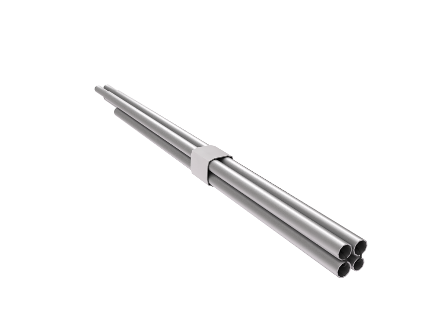 Set of 4 Podium Conversion Poles - TradeShowBooth.com