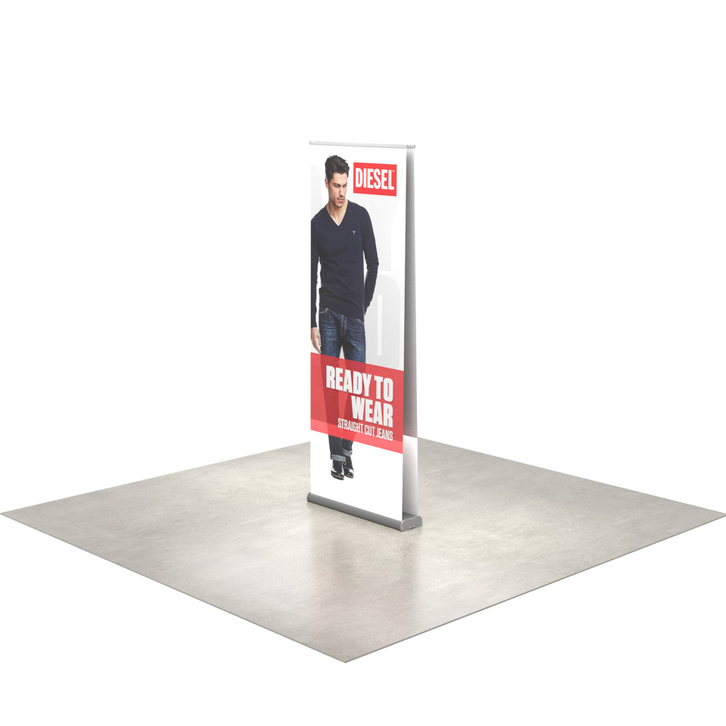 Orient2 - Double-Sided Retractable Banner Stand - TradeShowBooth.com