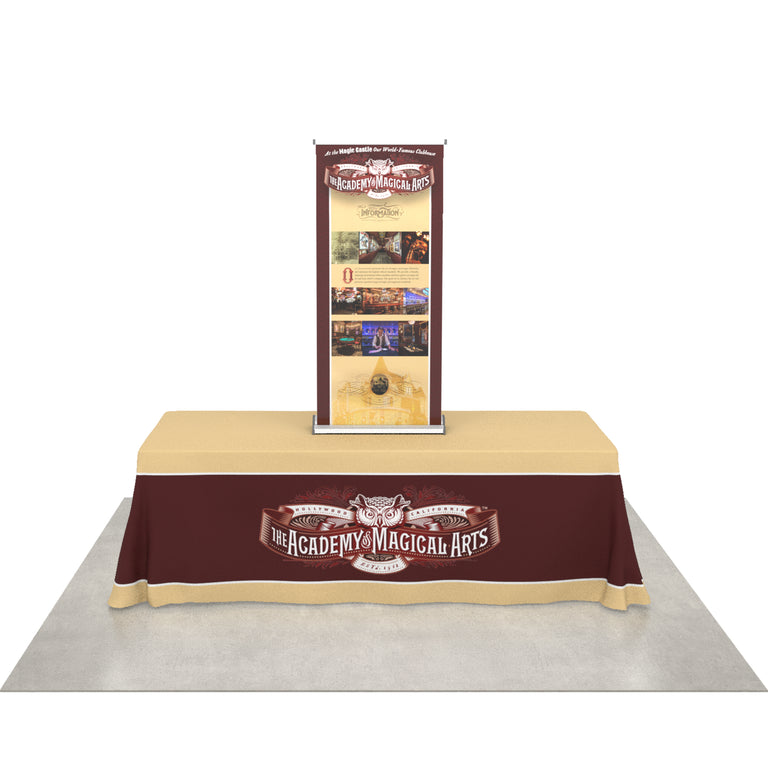 Silver Step - Table Top Retractable - TradeShowBooth.com