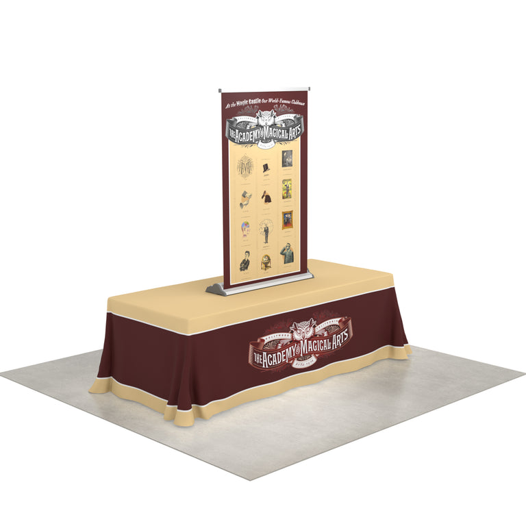 Silver Step - Table Top Retractable - TradeShowBooth.com