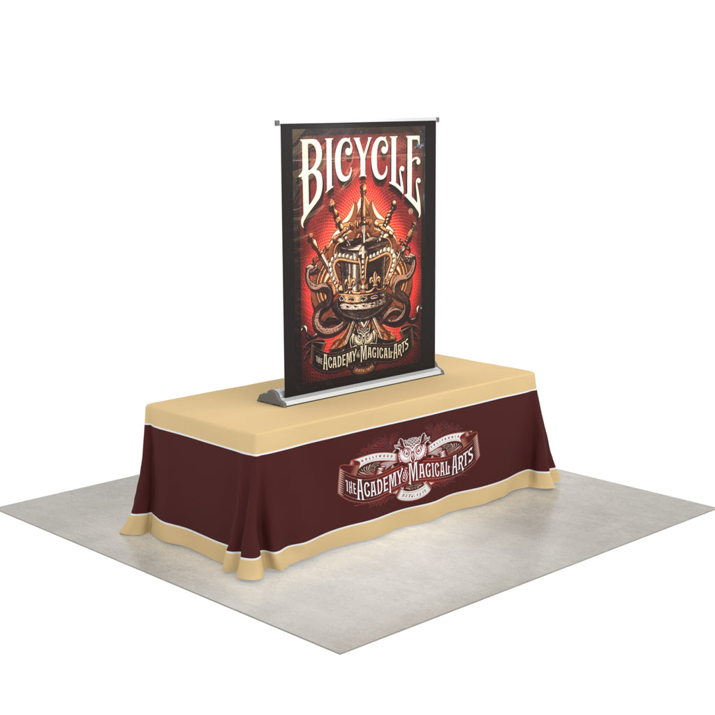 Silver Step - Table Top Retractable - TradeShowBooth.com