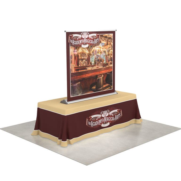 Silver Step - Table Top Retractable - TradeShowBooth.com